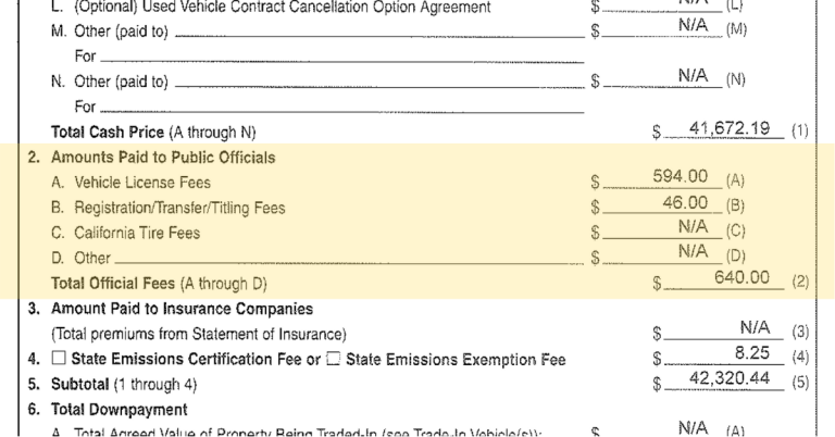 Vehicle license fees and registration - DealerXT